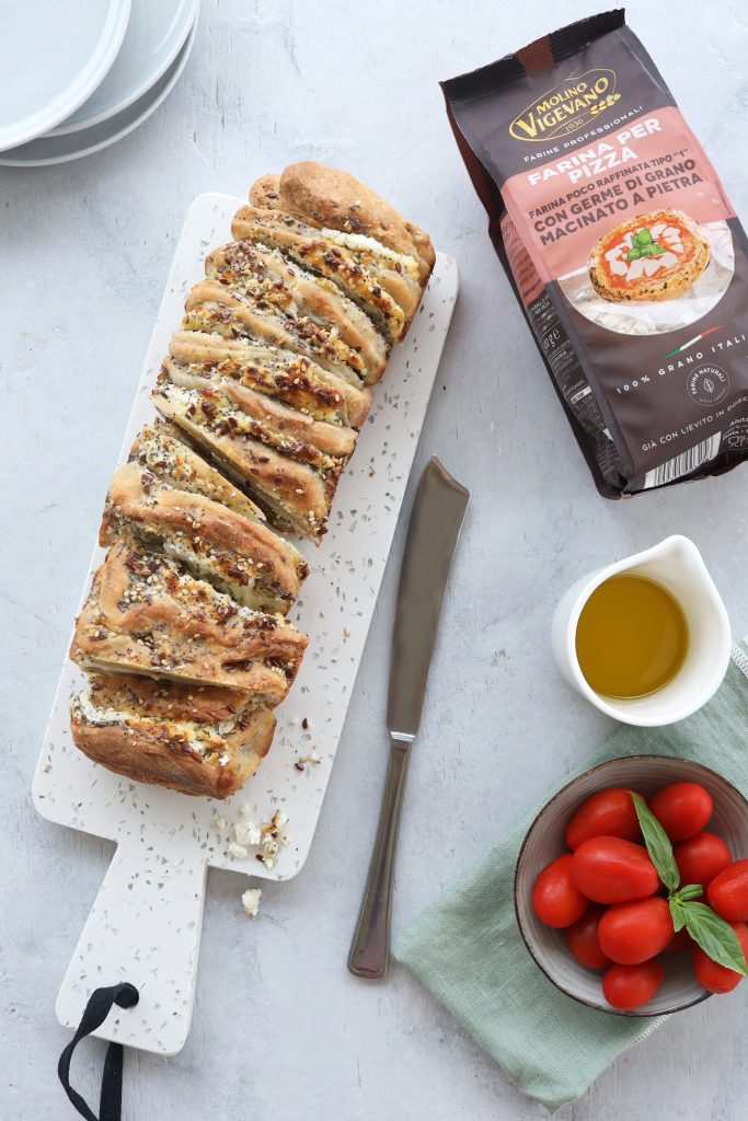 Pane con crema di feta e timo - ricetta gustosa - Molino Vigevano